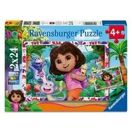 Ravensburger Kinderpuzzle 2x24 Teile - Dora the Explorer