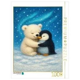 Calvendo Puzzle Flauschfreunde im Winterzauber 1000 Teile Lege-Gr&ouml;&szlig;e 64x48cm Foto-Puzzle f&uuml;r gl&uuml;ckliche Stunden