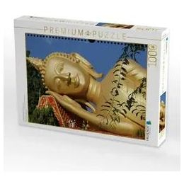 Calvendo Puzzle Liegender Buddha, Vientiane, Laos 1000 Teile Lege-Gr&ouml;&szlig;e 64x48cm Foto-Puzzle f&uuml;r gl&uuml;ckliche Stunden