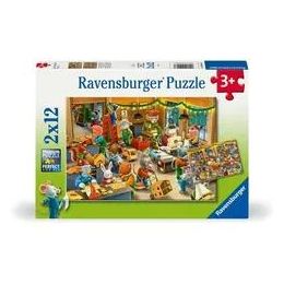 Ravensburger Kinderpuzzle 2x12 Teile - Weihnachtswerk 12004047 1 St.