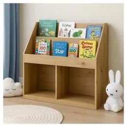 HTI-Living Kinderregal Aufbewahrungsregal mit 5 F&auml;chern B&uuml;cherregal f&uuml;r Kinderzimmer Artisaneiche