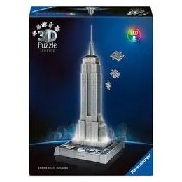 Ravensburger 3D Puzzle Iconics: Empire State Building - mit Licht