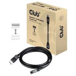 Club 3D club3D DisplayPort Verl&auml;ngerungskabel DisplayPort Stecker, DisplayPort Buchse 2.00 m Schwarz CAC-1022 DisplayPort-Kabel