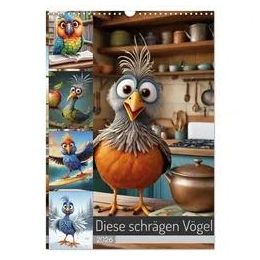 Diese schr&auml;gen V&ouml;gel (Wandkalender 2026 DIN A3 hoch), Calvendo Monatskalender