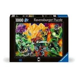 Ravensburger Erwachsenenpuzzle 1000 Teile - Justice League - Gr&uuml;ne Laternen