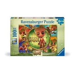 Ravensburger Kinderpuzzle 100 XXL Teile - Marvel Avengers - Wir sind Groot!