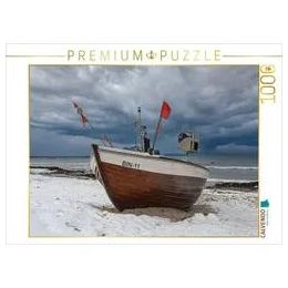 Calvendo Puzzle Fischerboot in Binz 1000 Teile Lege-Gr&ouml;&szlig;e 64x48cm Foto-Puzzle f&uuml;r gl&uuml;ckliche Stunden