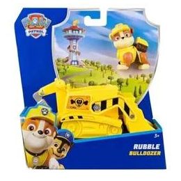 Spin Master PAW Patrol, Baufahrzeug mit Rubble Spielfigur (Sustainable Basic Vehicle/Basis Fahrzeug)
