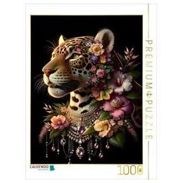 Calvendo Puzzle Leopardenzauber 1000 Teile Lege-Gr&ouml;&szlig;e 64x48cm Foto-Puzzle f&uuml;r gl&uuml;ckliche Stunden