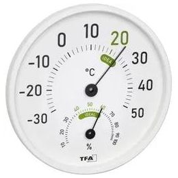TFA Dostmann Thermo-/Hygrometer Wei&szlig; 45.2045.02