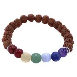 Chakra Armband Rudrakshaperlen in Geschenkbox