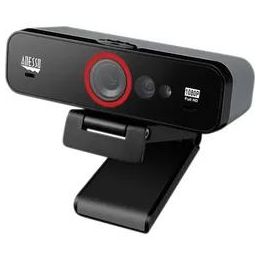 Adesso CyberTrack F1 Full HD-Webcam 1920 x 1080 Pixel f&uuml;r Windows Hello