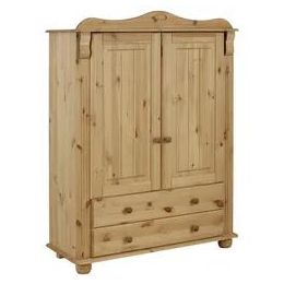 W&auml;scheschrank OTTO HOME "Adele, Mehrzweckschrank", beige (natur), B:93cm H:135cm T:40cm, Massivholz, Schr&auml;nke, aus massiver Kiefer, 2-oder 3-t&uuml;rig
