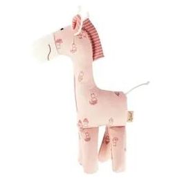 Sigikid 39978 - Greifling Giraffe, sigibaby, rosa, Baumwolle, 23 cm