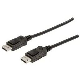 Digitus DisplayPort Anschlusskabel DisplayPort Stecker, DisplayPort Stecker 1.00 m Schwarz AK-340103-010-S DisplayPort-Kabel