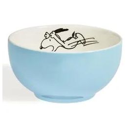 Snoopy M&uuml;slischale "I am hungry", blau