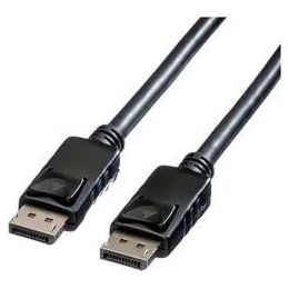 ROLINE DisplayPort Anschlusskabel DisplayPort Stecker, DisplayPort Stecker 2.00 m Schwarz 11.04.5982 Geschirmt DisplayPort-Kabel