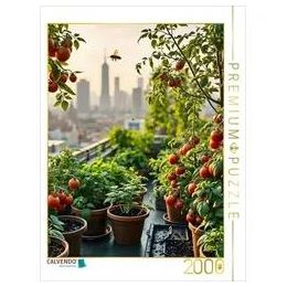 Calvendo Puzzle Tomatenzeit &uuml;ber den D&auml;chern 2000 Teile Lege-Gr&ouml;&szlig;e 90x67cm Foto-Puzzle f&uuml;r gl&uuml;ckliche Stunden