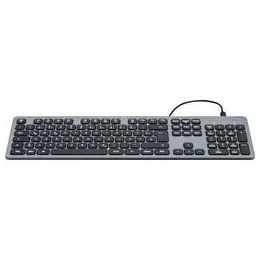 Hama CK-400 USB Tastatur Deutsch, QWERTZ Schwarz Multimediatasten
