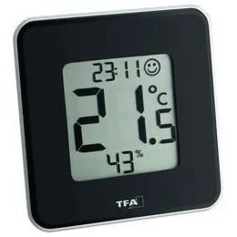 TFA Dostmann Style Thermo-/Hygrometer Schwarz 30.5021.01