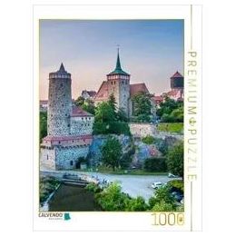 Calvendo Puzzle Bautzen - Altstadt am Abend 1000 Teile Lege-Gr&ouml;&szlig;e 64x48cm Foto-Puzzle f&uuml;r gl&uuml;ckliche Stunden
