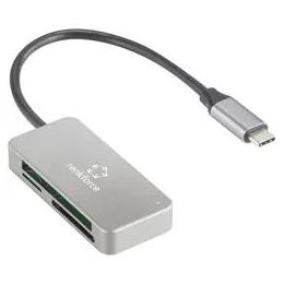 Renkforce RF-PCR-210 Externer Speicherkartenleser USB-C&reg; (USB 3.2 Gen 1) Silber