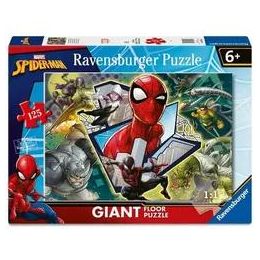 Ravensburger Kinderpuzzle 09790 - Der Superheld Spiderman &ndash; gro&szlig;es Bodenpuzzle mit 125 Puzzleteilen, f&uuml;r Puzzle-Freunde und Spiderman-Fans ab 6 Jahren