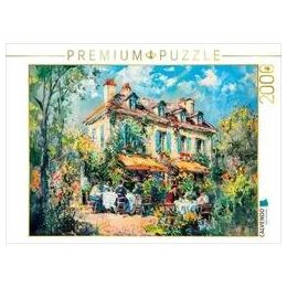 Calvendo Puzzle Impressionistische Villa mit Menschen im Garten an Tischen 2000 Teile Lege-Gr&ouml;&szlig;e 90x67cm Foto-Puzzle f&uuml;r gl&uuml;ckliche Stunden