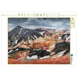 Calvendo Puzzle Island, Vulkans Bl&aacute;hn&uacute;kur 1000 Teile Lege-Gr&ouml;&szlig;e 64x48cm Foto-Puzzle f&uuml;r gl&uuml;ckliche Stunden