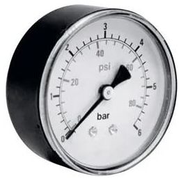 ICH Manometer 306.40.10 Anschluss (Manometer): R&uuml;ckseite 0 bis 10 bar Au&szlig;engewinde 1/8" 1 St.