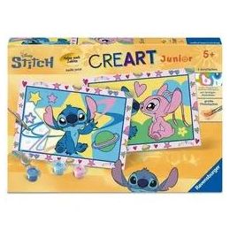 Ravensburger CreArt, Malen nach Zahlen Junior - Disney Stitch & Angel