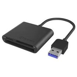 ICY BOX Externer Speicherkartenleser USB-A (USB 3.2 Gen 1) Schwarz