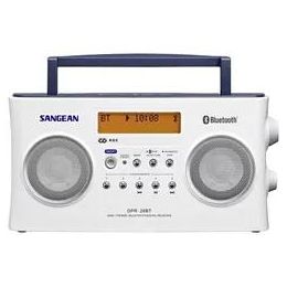 Sangean DPR-26 BT Kofferradio DAB+, UKW AUX, Bluetooth&reg; Akku-Ladefunktion Wei&szlig;