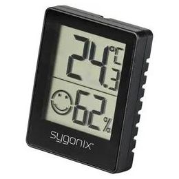 sygonix Thermo-/Hygrometer Schwarz SY-5268502