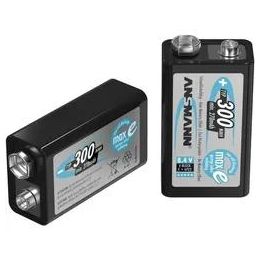 Ansmann maxE 6LR61 9V Block-Akku NiMH 300 mAh 8.4V 1St.