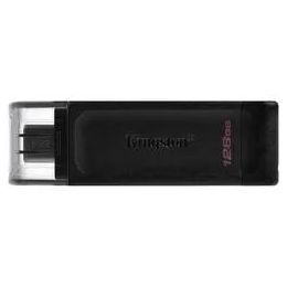 Kingston DataTraveler 70 USB-Stick Retail 128GB Schwarz DT70/128GB USB-C&reg;
