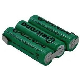 Beltrona RTU3AAZ Akkupack 3x Mignon (AA) Z-L&ouml;tfahne NiMH 3.6V 2200 mAh