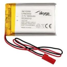 Akyga LP903450 Akkupack x Spezial-Akku LiPo 3.7V 1600 mAh