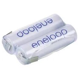 Panasonic eneloop Reihe F1x2 Akkupack 2x Mignon (AA) Z-L&ouml;tfahne NiMH 2.4V 1900 mAh