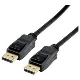 Value DisplayPort Anschlusskabel DisplayPort Stecker, DisplayPort Stecker 5.00 m Schwarz 11.99.5813 Geschirmt DisplayPort-Kabel