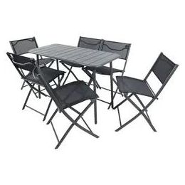 Vcm 7 tlg. Bistroset Balkonset Gartenset Metall Sumila