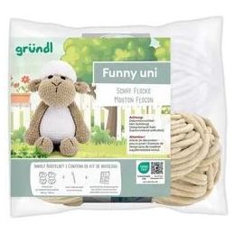 gr&uuml;ndl gr&uuml;ndl Funny uni SB-Pack Schaf Flocke, Chenillegarn, H&auml;kelset