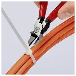 Knipex 72 01 140 Werkstatt Kunststoffseitenschneider ohne Facette 140 mm
