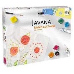 Kreul Javana Malen auf Seide, Starter Set mit 5 Seidenmalfarben &agrave; 20 ml