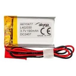 Akyga LP402030 Akkupack x Spezial-Akku LiPo 3.7V 190 mAh
