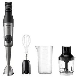 Philips Home HR2683/00 Stabmixer 1200W Mixstab f&uuml;r Suppen, Schneebesenaufsatz, mit Messbecher, mit Zerkleinereraufsatz