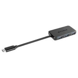 Transcend TS-HUB2C USB-Hub 4 Port USB-A USB 3.1 Gen1 5 GBit/s Schwarz TS-HUB2C