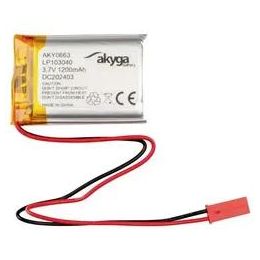 Akyga LP103040 Akkupack x Spezial-Akku LiPo 3.7V 1200 mAh