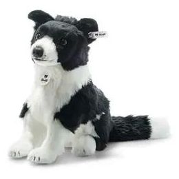 Steiff 122163 - Jaycee Border Collie, sitzend, Pl&uuml;sch, schwarz/wei&szlig;, 28 cm