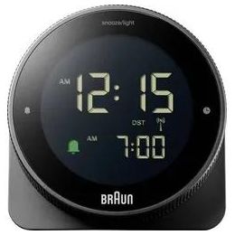 Braun BC24DCF Wecker Schwarz Alarmzeiten 1 1 Timerzeit